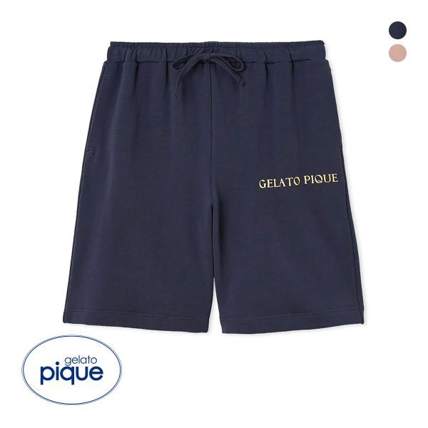 【楽天市場】ジェラートピケ ユニセックス 裏毛ハーフパンツ ジェラピケ ルームウェア gelato pique UNISEX 全2色 S-M ...