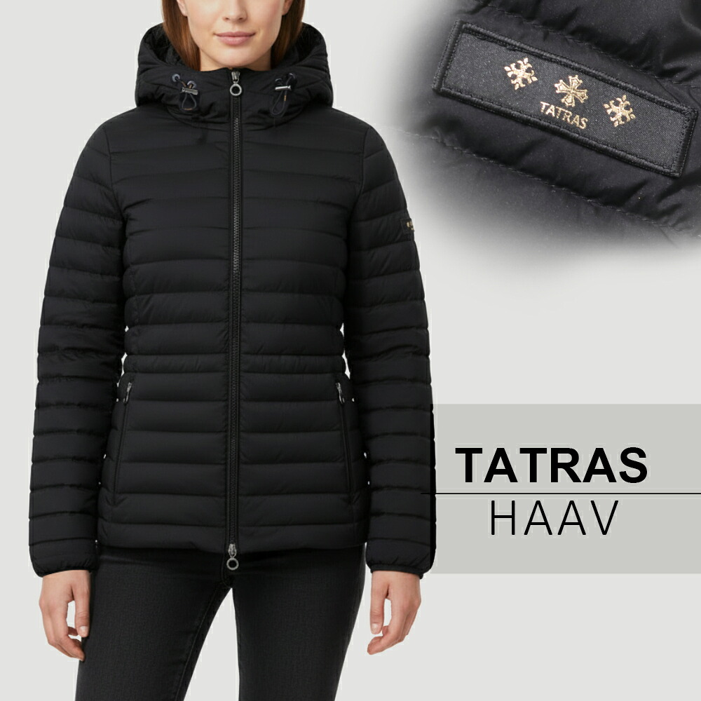 【楽天市場】タトラス ハーヴ ダウン レディース TATRAS HAAV フード 付き ショート 丈 女性用 ダウンジャケット ダウンコート ...