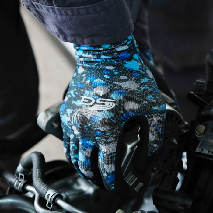 【楽天市場】★ネコポス配送専用★ TOWA SG-A025 ニトリル背抜き手袋 【ペイント/ブラック】【3双入】 吸盤効果でガッチリ掴む！薄手で手にフィットするニトリルゴムコーティング手袋です ...