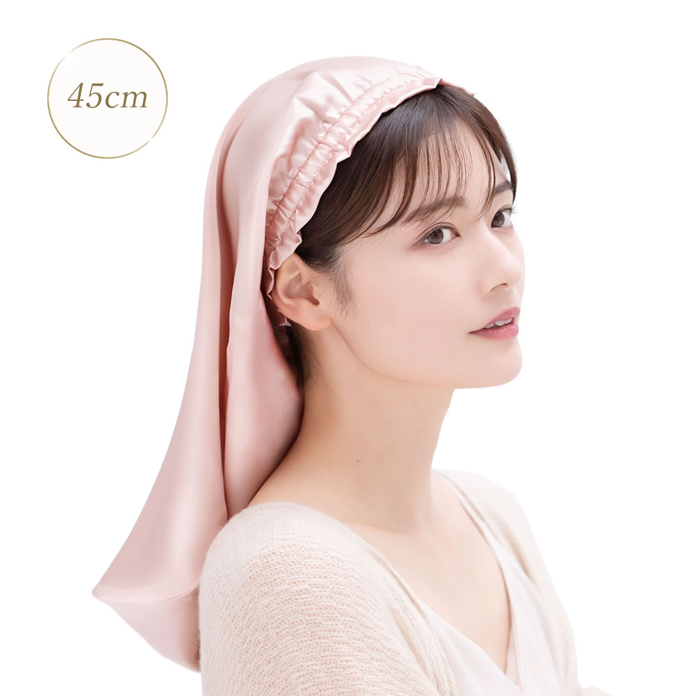 年間ランキング2024受賞／ Cocosilk ナイトキャップ シルク100 ロングヘア【ココシルク ヘアケアキャップ】シルク