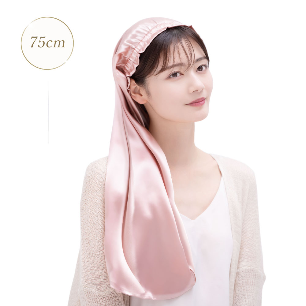 年間ランキング2024受賞／cocosilk ナイトキャップ シルク ロングヘア【ココシルク ヘアケアキャップ】ナイトキャップ ロング
