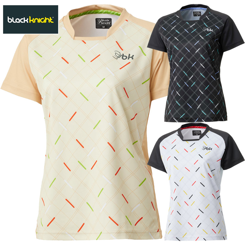 【楽天市場】ブラックナイト レディース レディスゲームウェア バドミントン ウェア 競技 ユニフォーム トップス 部活 試合 吸水速乾 抗菌 ...