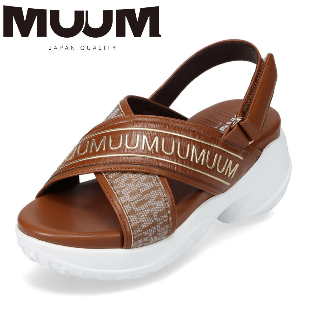 【楽天市場】ムーム MUUM MU3731 レディース靴 靴 シューズ 2E相当 サンダル スポーツサンダル スポサン 厚底 ボリュームソール ...