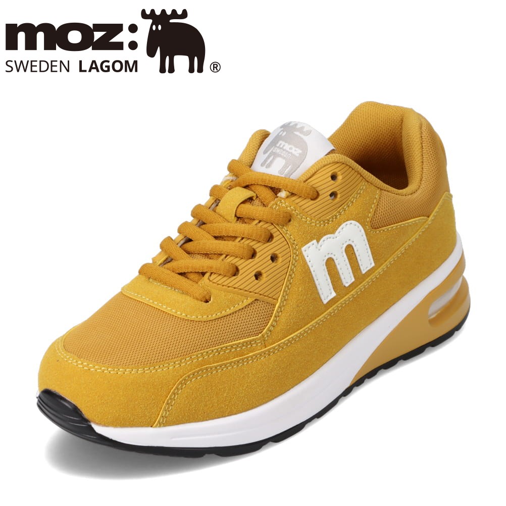 【楽天市場】【15%OFFクーポン】モズ スウェーデン MOZ sweden MOZ-920 レディース靴 靴 シューズ 2E相当 ローカットスニーカー エアソール クッション性 ロゴ ...