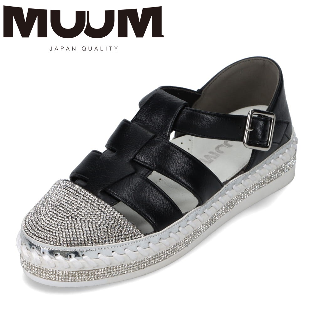 【楽天市場】ムーム MUUM MU2619 レディース靴 靴 シューズ 2E相当 グルカシューズ サンダル 低反発 クッション キラキラ ...