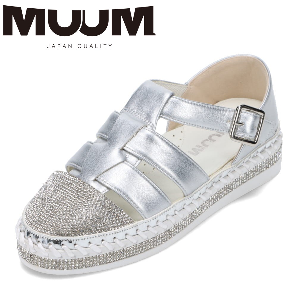 【楽天市場】ムーム MUUM MU2619 レディース靴 靴 シューズ 2E相当 グルカシューズ サンダル 低反発 クッション キラキラ ...