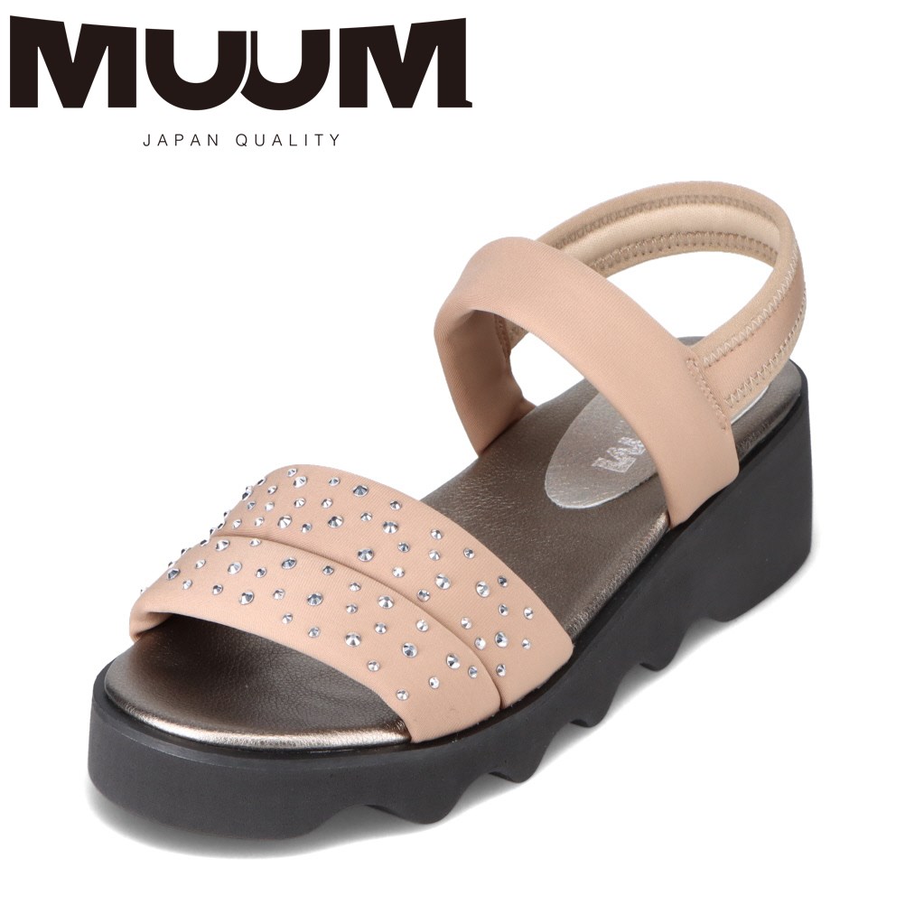 【楽天市場】ムーム MUUM MU6140 レディース靴 靴 シューズ 2E相当 サンダル スポーツサンダル スポサン 厚底 低反発 ...