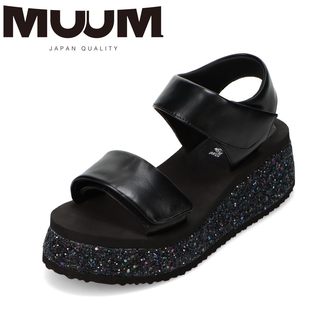 【楽天市場】ムーム MUUM MM4332 レディース靴 靴 シューズ サンダル ストラップ 軽量 厚底 歩きやすい 疲れない 痛くない ...