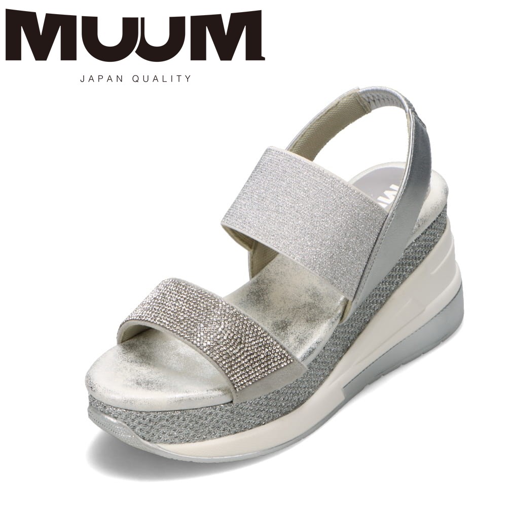 【楽天市場】ムーム MUUM MM5272 レディース靴 靴 シューズ 2E サンダル スポーツ スポサン 厚底 ラインストーン ラメ ...