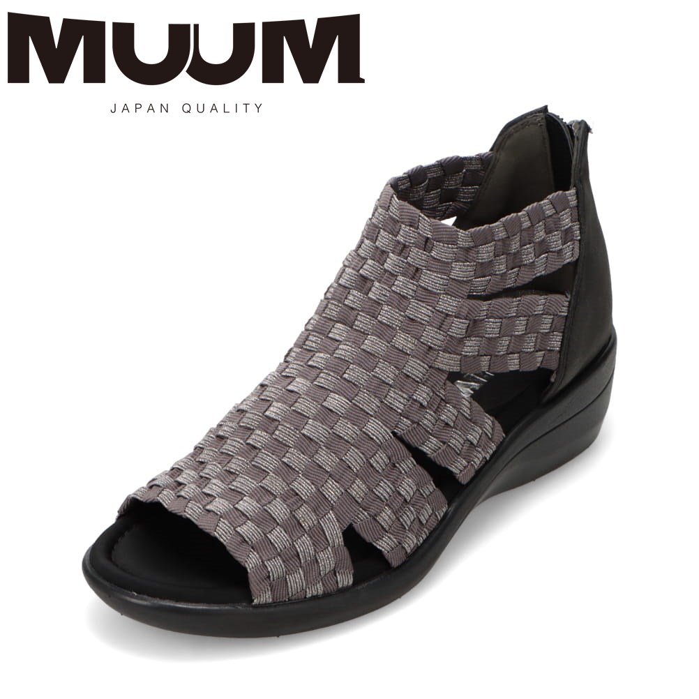 【楽天市場】ムーム MUUM MM6886 レディース靴 靴 シューズ サンダル グラディエーター ブーツ 幅広 伸びる ゴム ホールド ...