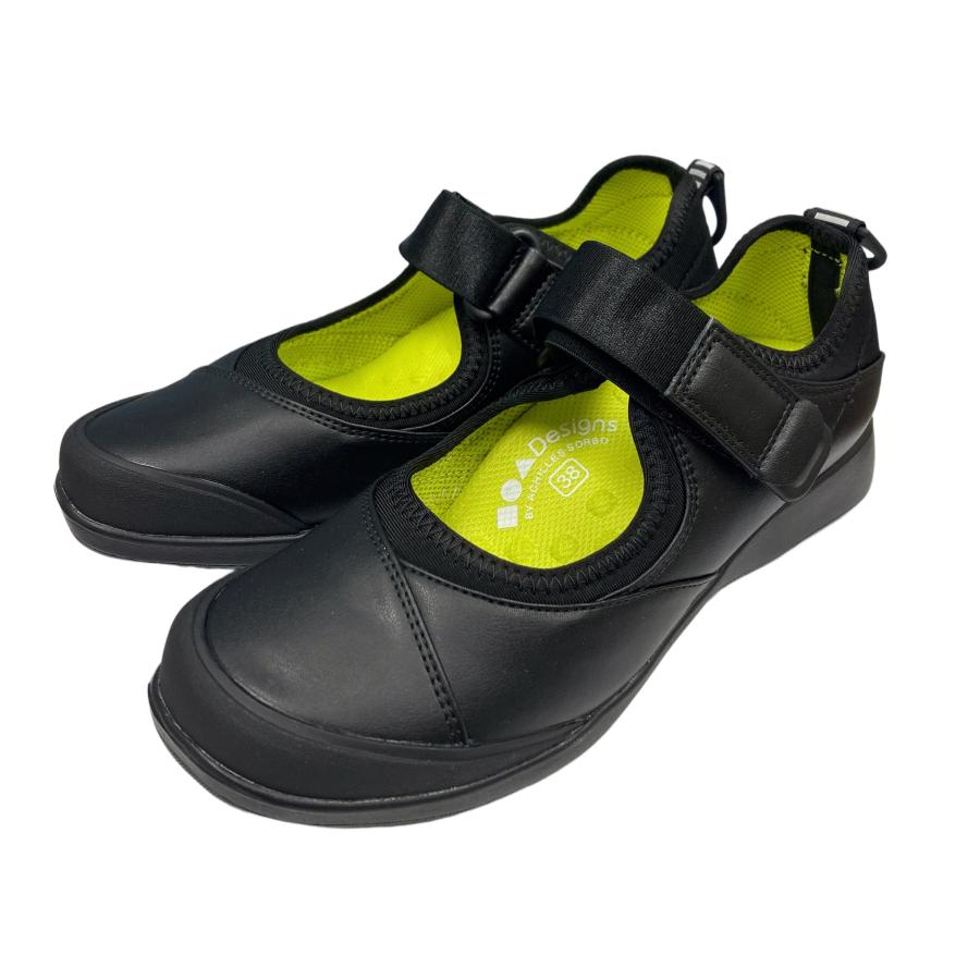 【楽天市場】スニーカー フォートゥースリーデザインズ CUD 0590 ブラック レディース ウォーキングシューズ by アキレスソルボ：シューズDY