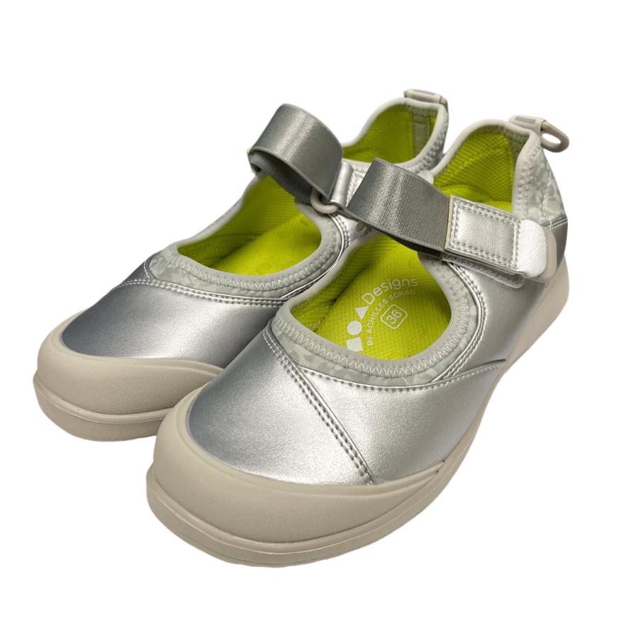 【楽天市場】スニーカー フォートゥースリーデザインズ CUD 0590 シルバー レディース ウォーキングシューズ by アキレスソルボ：シューズDY