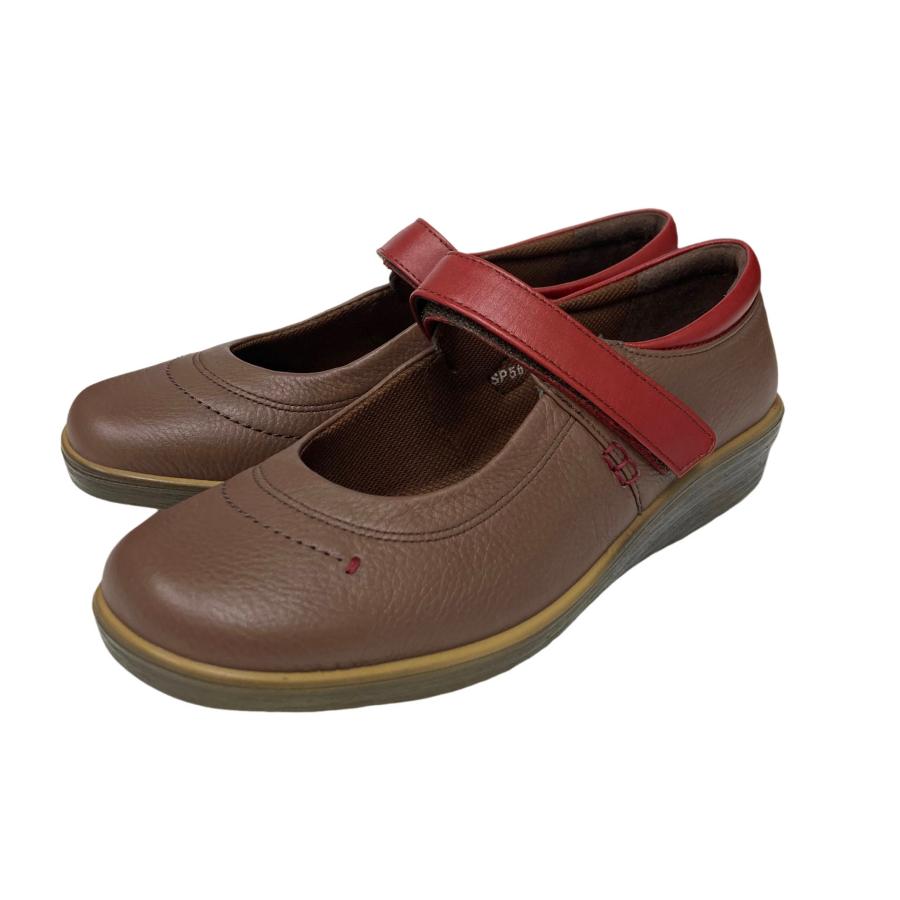 【楽天市場】スニーカー ムーンスター スポルス SP5630 ブラウンC レディース 本革 ストラップ コンフォート 4E 日本製：シューズDY