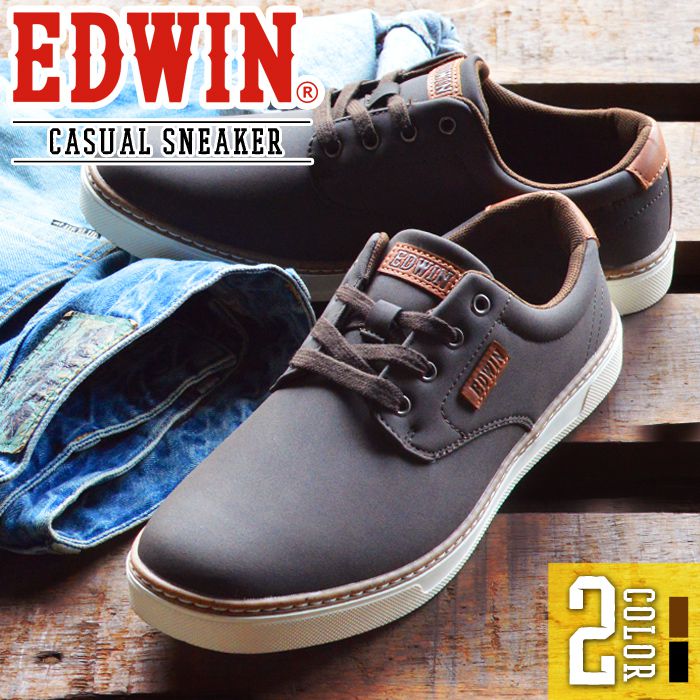 【楽天市場】【送料無料】EDWIN エドウィン スニーカー メンズ カジュアルシューズ 軽量 防滑 カジュアルスニーカー ウォーキングシューズ コンフォートシューズ ローカット 男性 靴 紳士 ...