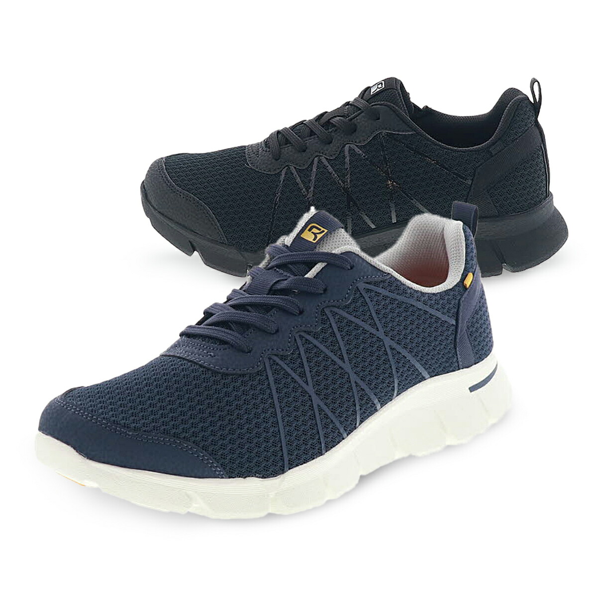 【楽天市場】ASICS アシックス RAKUWALK ラクウォーク ライザップ RIZAP メンズ シューズ ウォーキング トレーニング 運動靴 RM-9213 幅広4E 軽量 ネイビー ...