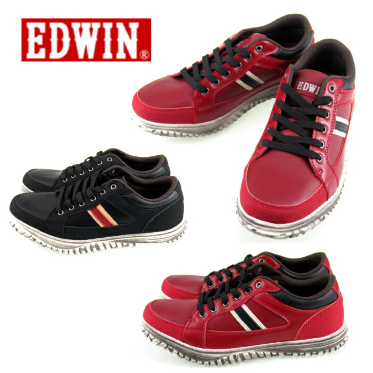 【楽天市場】EDWIN エドウィン EDM644 軽量 幅広 防水加工 メンズ カジュアルシューズ ウォーキング スニーカー シューズ：靴のオリジン