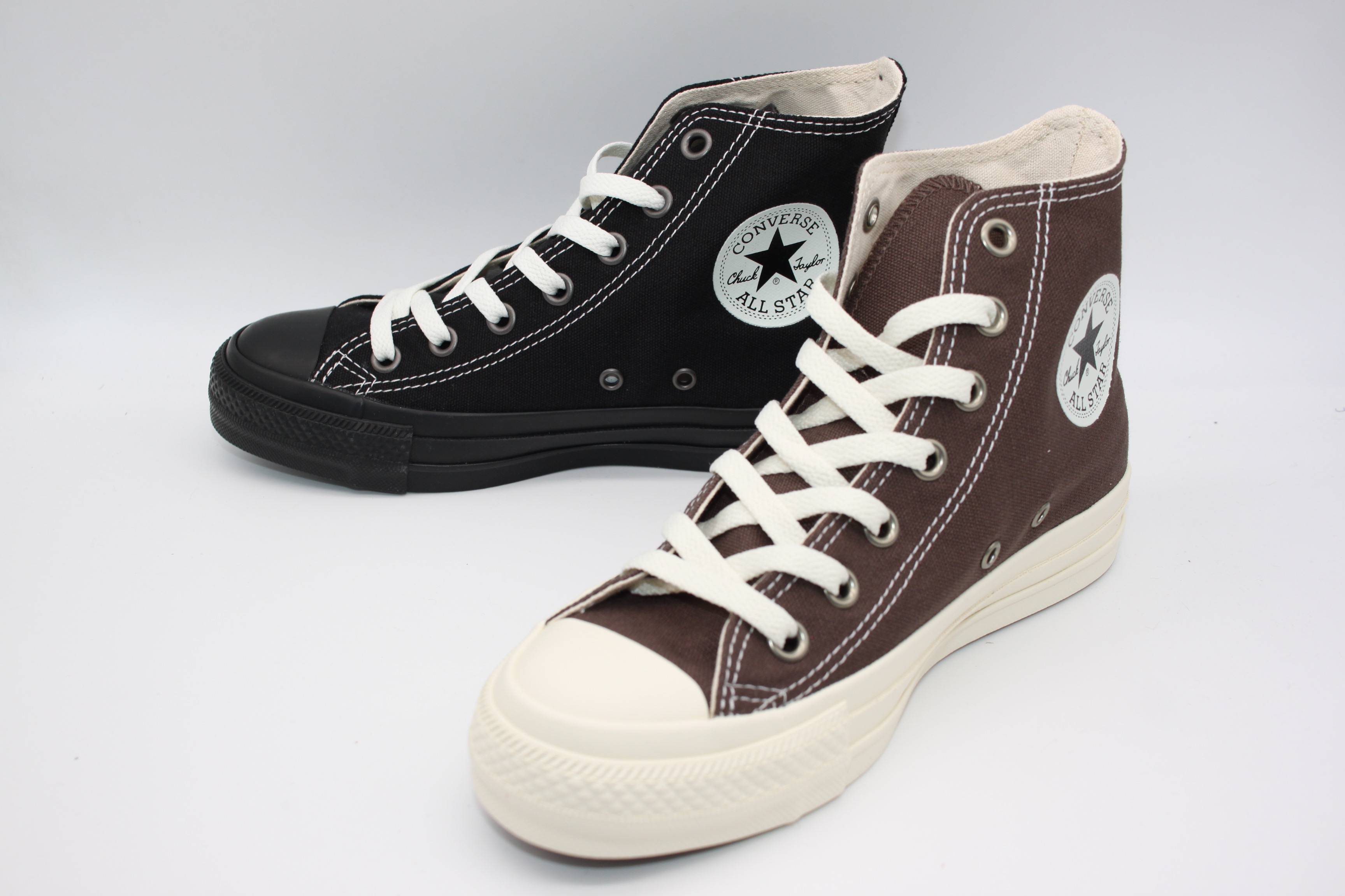 【楽天市場】converse ALL STAR ® EY HI オールスター（R） EY HI ディテールアレンジモデル チャコールブラウン ...