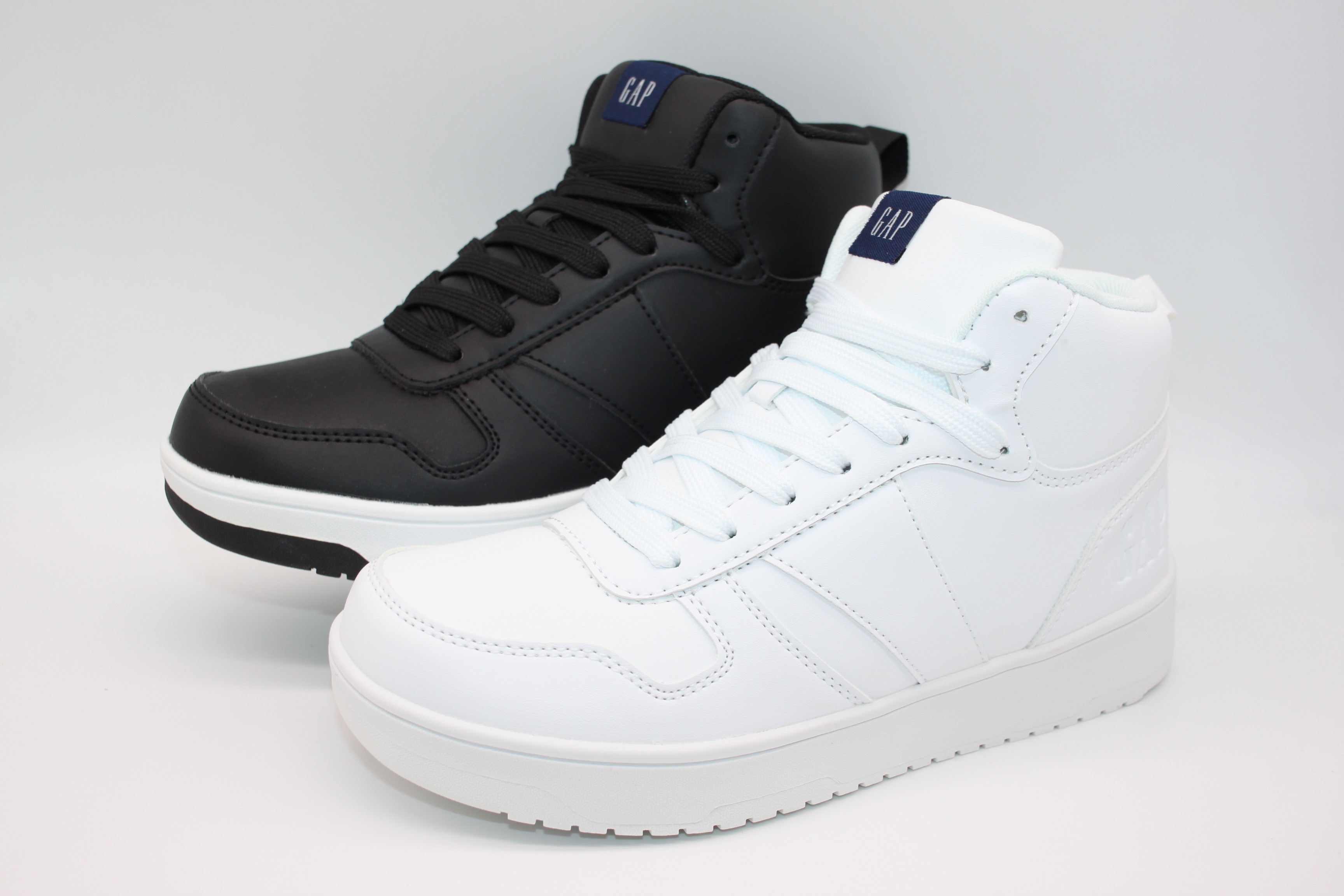 【楽天市場】GAP ギャップ GPU22206 メンズ レディース 防水 ハイカット スニーカー ブラック ホワイト：靴屋アンビ 楽天市場店
