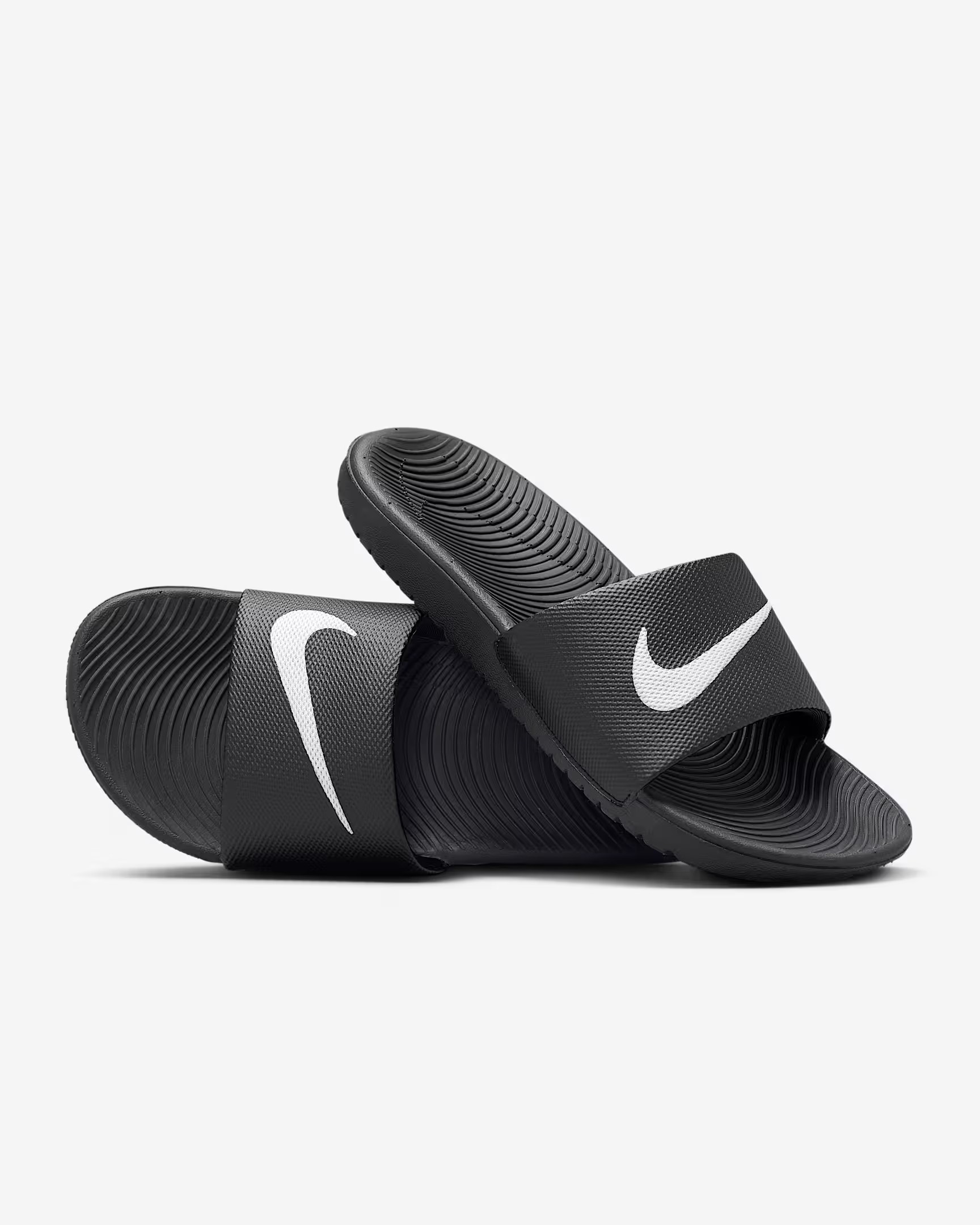 【楽天市場】NIKE KAWA SLIDE(GS/PS) 819352-001 ナイキ カワ BLACK/WHITE ブラック/ホワイト：靴屋 ...