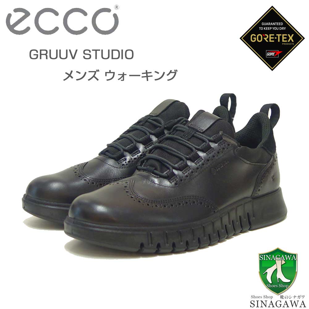 【楽天市場】エコー ECCO GRUUV STUDIO M ブラック 51233401001（メンズ）ゴアテックス 天然皮革 ウォーキング ...