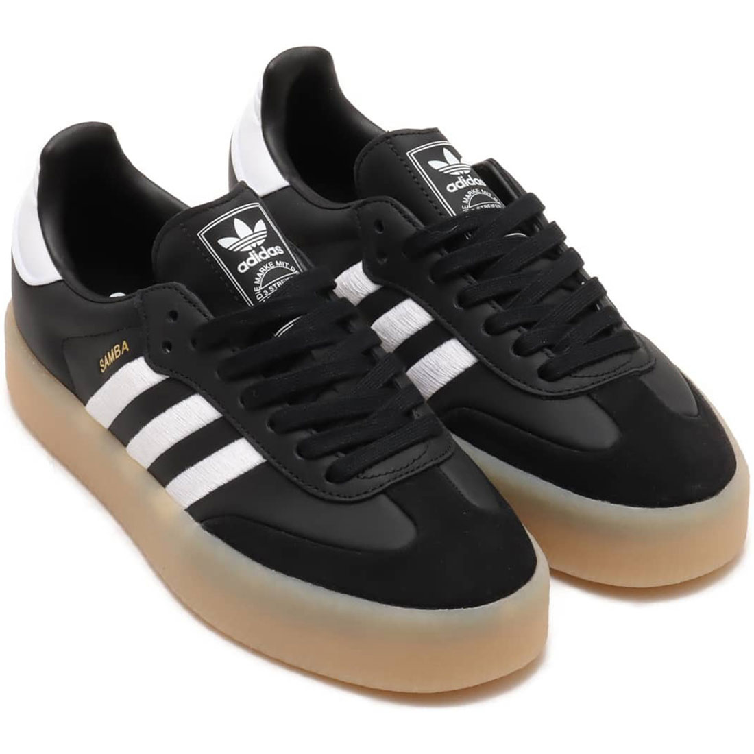 【楽天市場】アディダス サンベー W adidas SAMBAE W コアブラック/コアブラック/フットウェアホワイト ID0436：シューズナッツ