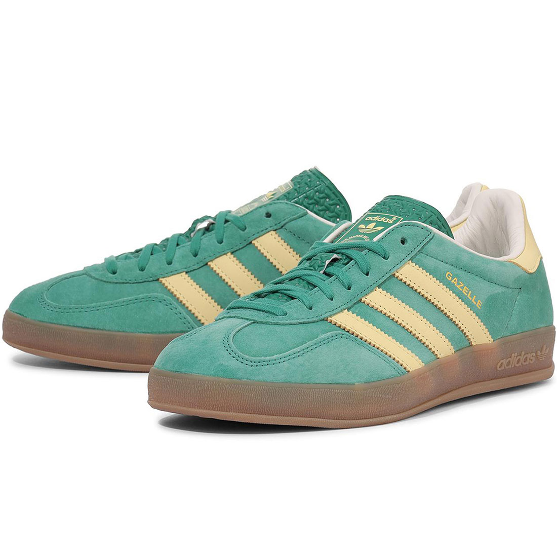 【楽天市場】アディダス ガゼル インドア adidas GAZELLE INDOOR ライトグリーン/クリーム/ガム IH7500：シューズナッツ