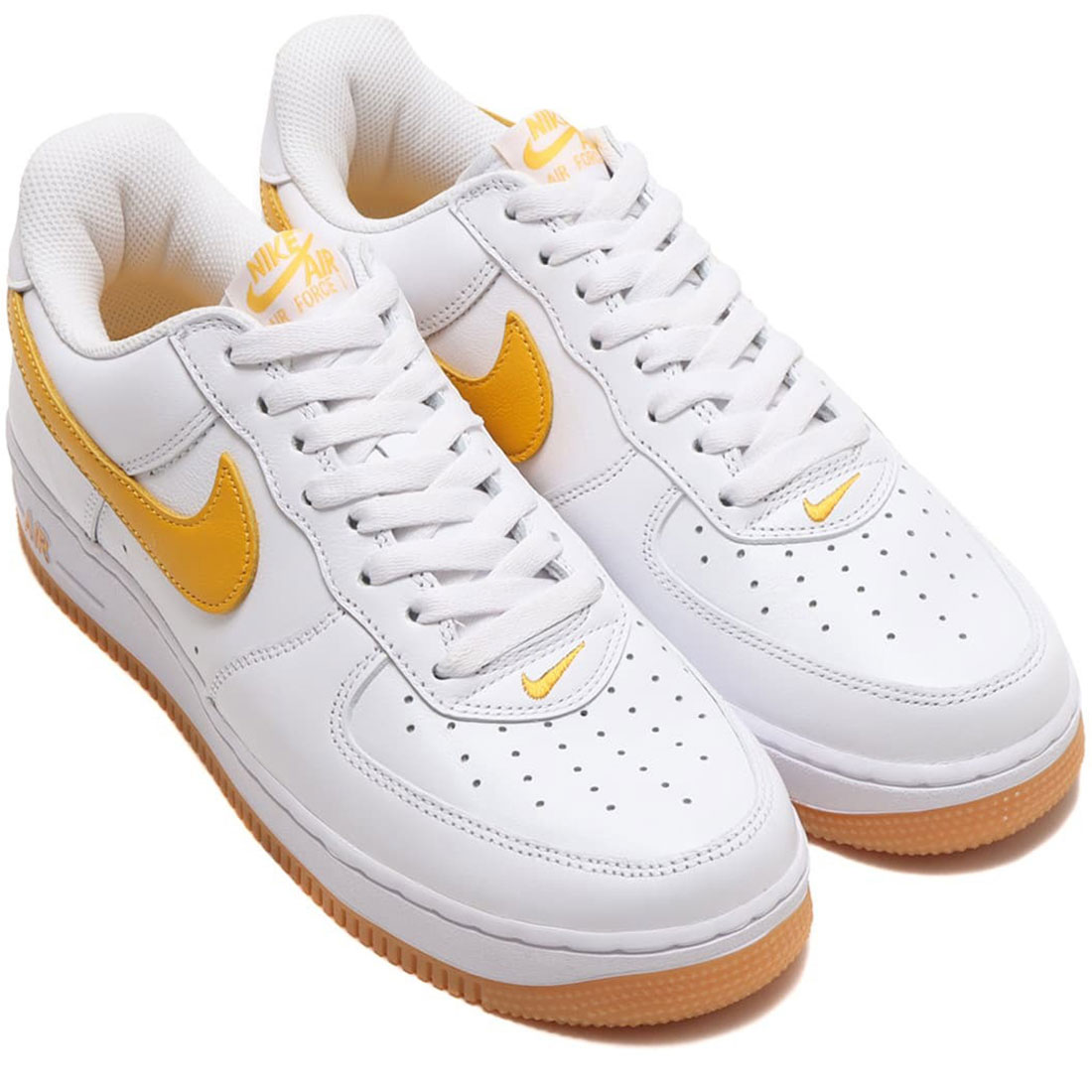 【楽天市場】ナイキ エア フォース 1 ロー レトロ NIKE AIR FORCE 1 LOW RETRO ホワイト/ガムイエロー ...