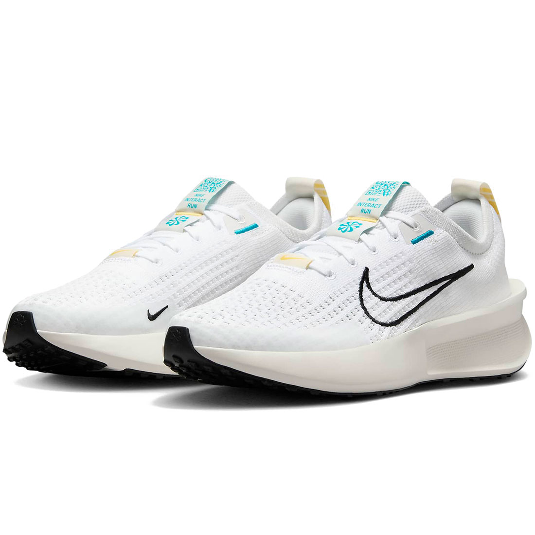 【楽天市場】ナイキ インタラクト ラン NIKE W Interact Run ホワイト/ダスティーカクタス/ブラック/サターンゴールド ...