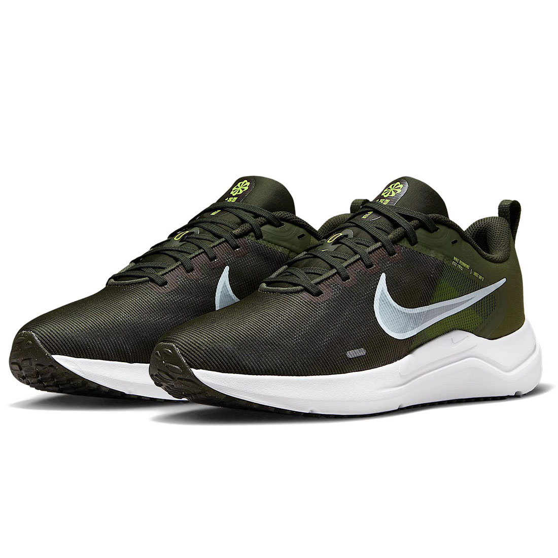 【楽天市場】ナイキ ダウンシフター 12 NIKE DOWN SHITER 12 カーゴカーキ/セコイア/イエローストライク/グレイシャー ...