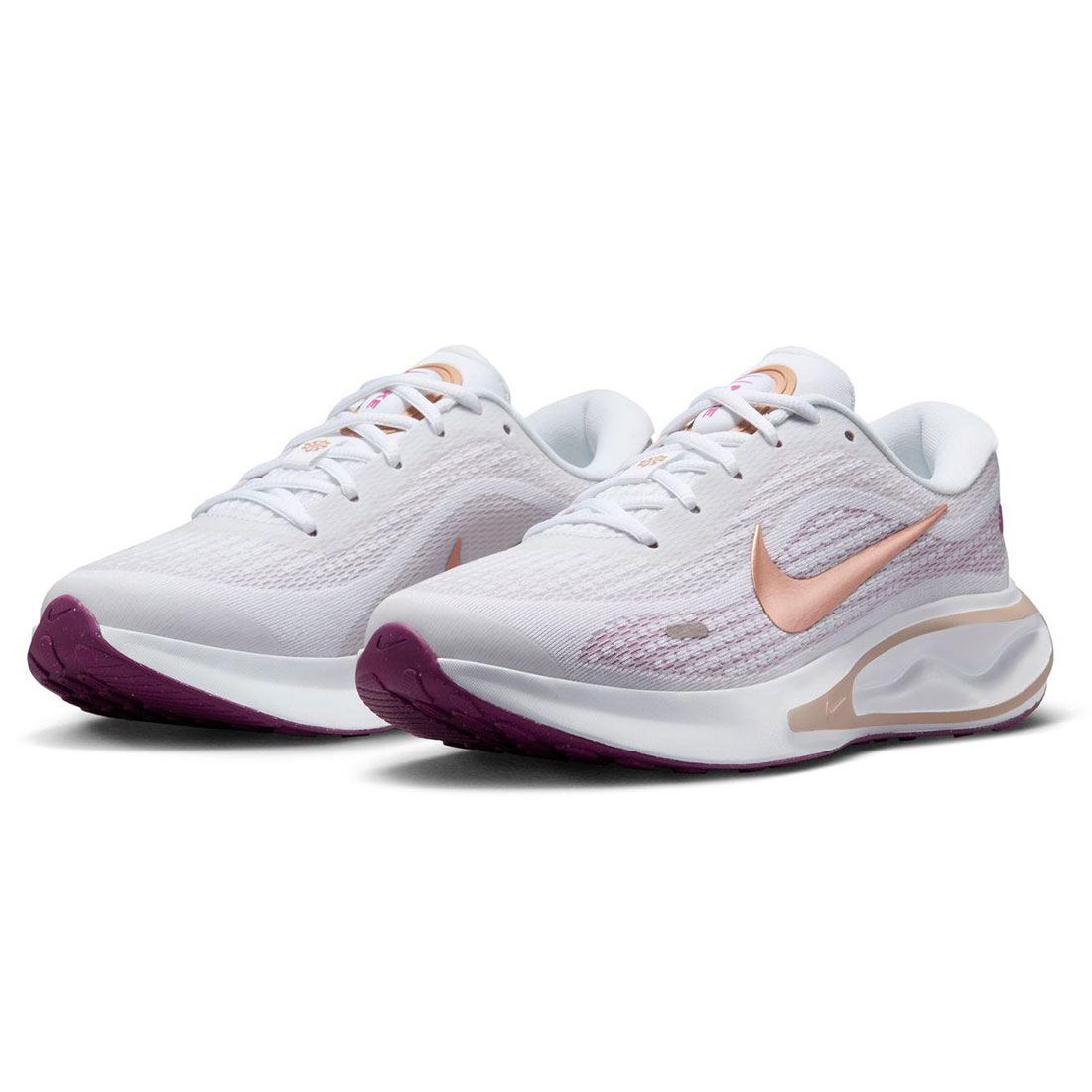 【楽天市場】ナイキ ジャーニー ラン NIKE W JOURNEY RUN ホワイト/メタリックレッドブロンズ/ホットフューシャ FJ7765 ...