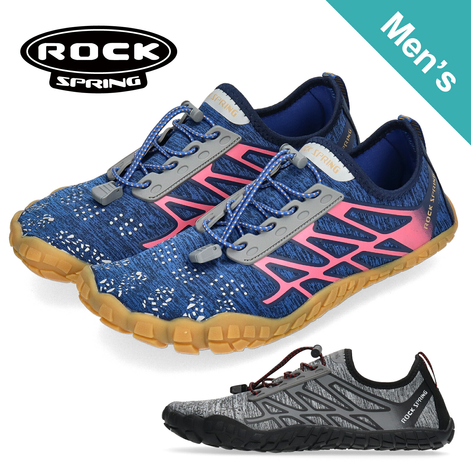 【楽天市場】【ショッピングバッグプレゼント】【ロックスプリング】ROCK SPRING"ALEX" メンズ ベアフットシューズ RS-269 ...
