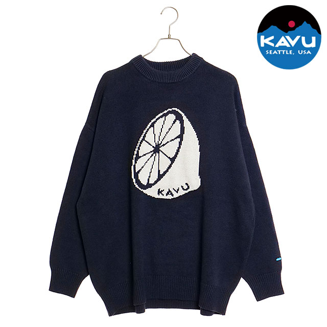 【楽天市場】【10/25限定！最大100％ポイントバック！】カブー KAVU メンズ レモンニット （19821917 FW23） Lemon ...