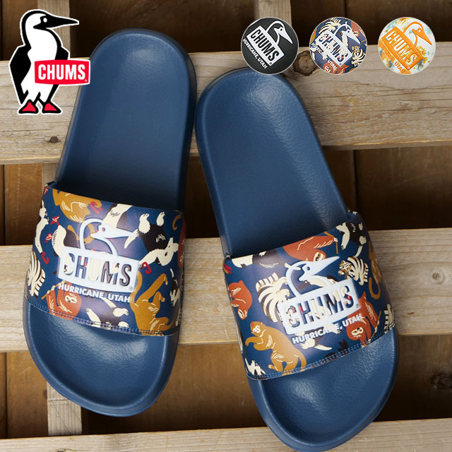 【楽天市場】【6/30まで！最大100％ポイントバック！】チャムス CHUMS サンダル スプラッシュブービーフェイス スライドオン ...