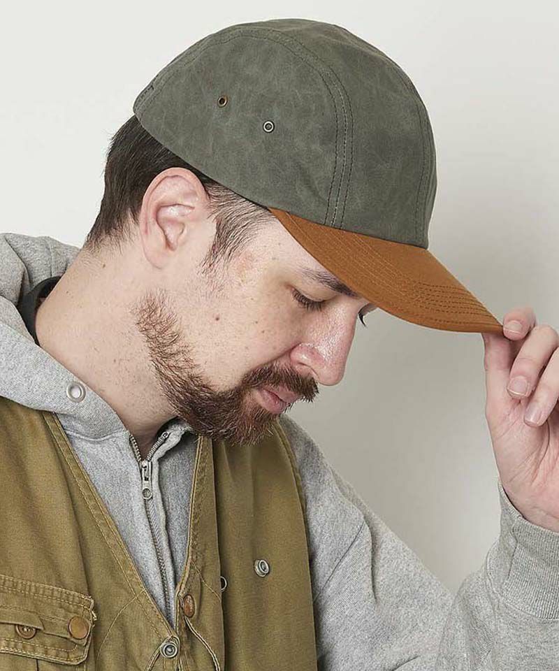 【楽天市場】【Mighty Shine マイティシャイン】Paraffin OX 4Panel Cap （KHAKI）/ 帆布製ジェット ...