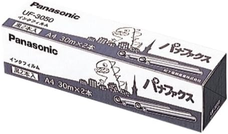 【楽天市場】2箱セット～パナソニック Panasonic 黒インクフィルム UF-3050 30m（A4サイズで約95枚の印字が可能です）×2 ...