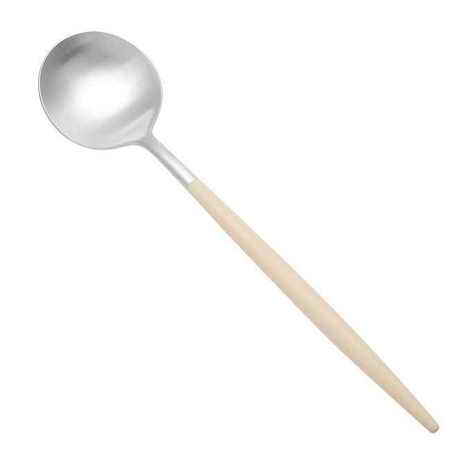 【楽天市場】クチポール Cutipol ゴア ディナースプーン 211mm （アイボリー×シルバー） IGO 05 GOA Ivory ...