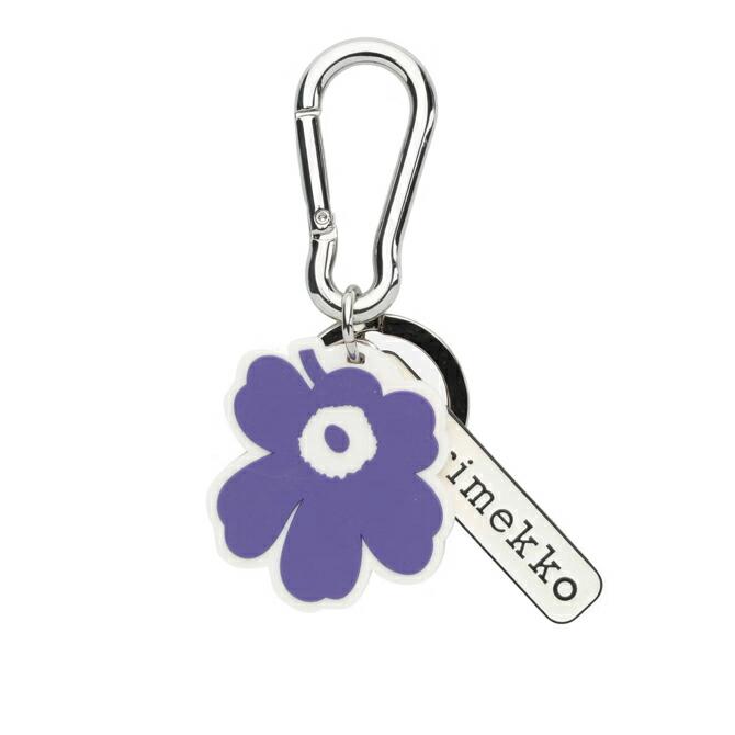 【楽天市場】【2025秋冬 新作 】 マリメッコ marimekko アアロカス ウニッコ キーチェーン （パープル×オフホワイト ...