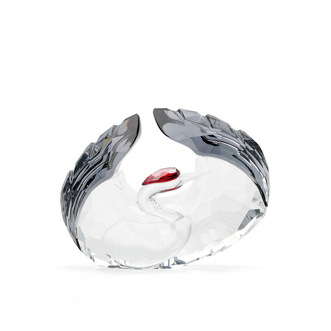【楽天市場】スワロフスキー SWAROVSKI フィギュリン 鶴の舞 （クリア×グレー） 5557818 Among Blue ...