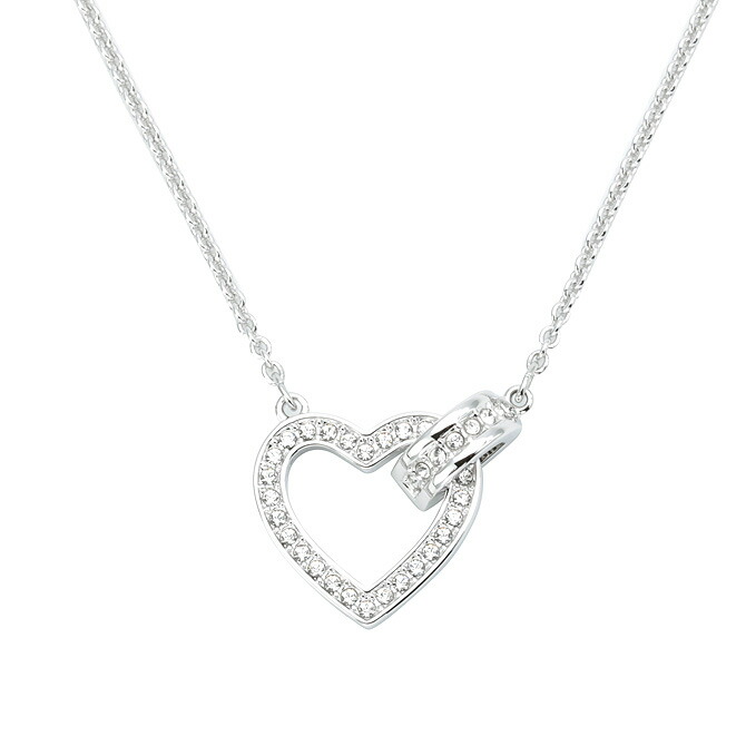 【楽天市場】スワロフスキー SWAROVSKI ラブリー ネックレス （シルバー） 5636444 Lovery Necklece ハート ...