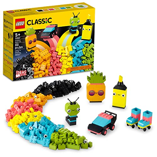 【楽天市場】レゴ LEGO Classic Creative Neon Colors Fun Brick Box Set 11027 ...