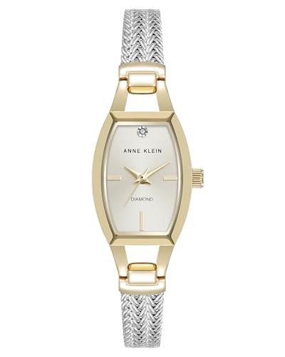 【楽天市場】腕時計 アンクライン レディース Anne Klein Women's Genuine Diamond Dial Mesh ...