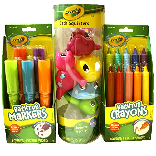 【楽天市場】クレヨラ アメリカ 海外輸入 知育玩具 Crayola Bath Time Fun Bundle Including ...