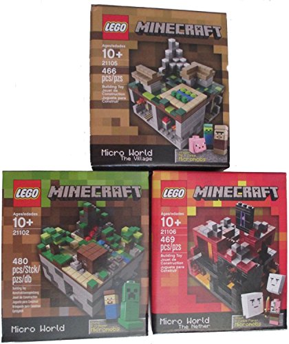 【楽天市場】レゴ マインクラフト Minecraft Lego Collectible 3 Piece Set - (The Original ...