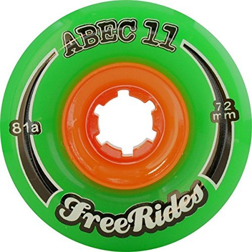 【楽天市場】ウィール タイヤ スケボー スケートボード 海外モデル ABEC 11 Freeride Centerset Green ...