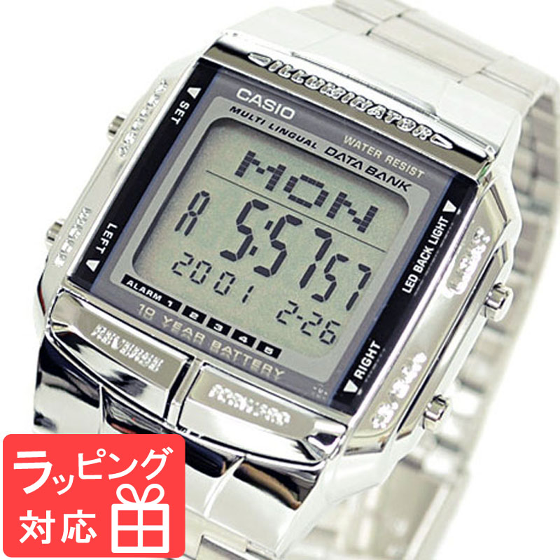 【楽天市場】カシオ CASIO DATA BANK データバンク 腕時計 ブランド 海外モデル DB-360-1ADF シルバー チプカシ ...