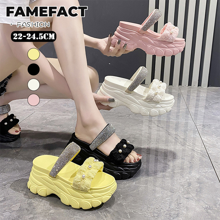 【楽天市場】厚底サンダル レディース サンダル 韓国 8cmヒール キラキラ スパンコール 厚底 歩きやすい 美脚 お出かけ 滑り止め ...