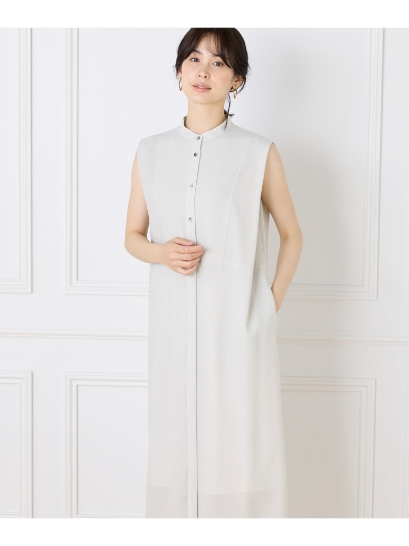 【楽天市場】《WEB限定》ノースリーブシャツワンピース INED イネド ワンピース・ドレス ワンピース ブラック グレー【送料無料 ...