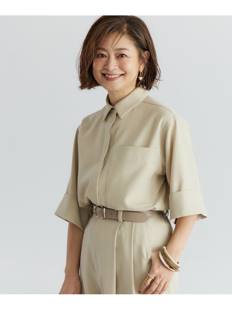 【楽天市場】【SALE／30%OFF】《三尋木奈保コラボ》辛口モードなワイドスリーブシャツ INED イネド トップス シャツ・ブラウス ...