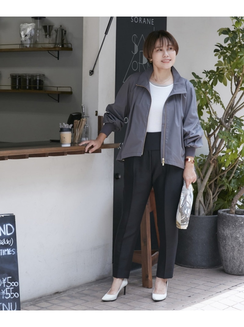 【楽天市場】《大きいサイズ》モードワイドベルトパンツ《Stylist望月律子コラボ》 INED イネド パンツ スラックス・ドレスパンツ ...