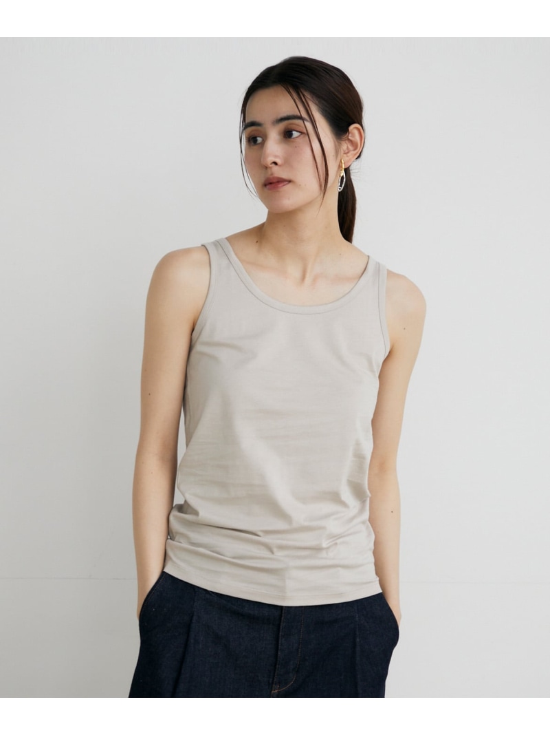 【楽天市場】タンクトップ《スビン綿MIX天竺/A-GIRL'S 》 INED イネド トップス ノースリーブ・タンクトップ ブラック ホワイト グレー ネイビー ブルー【送料無料 ...